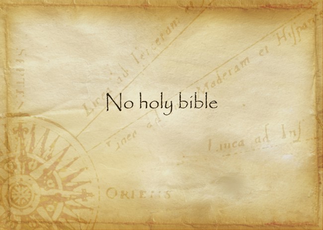 No holy bible - Quozio