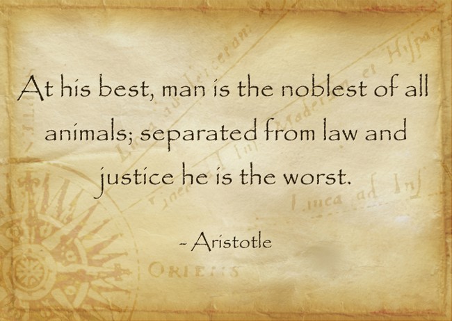 At his best, man is the noblest of all animals; separated - Quozio