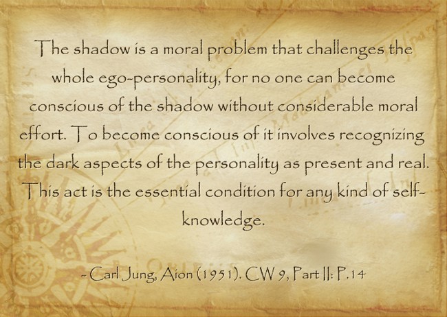 The shadow is a moral problem that challenges the whole - Quozio