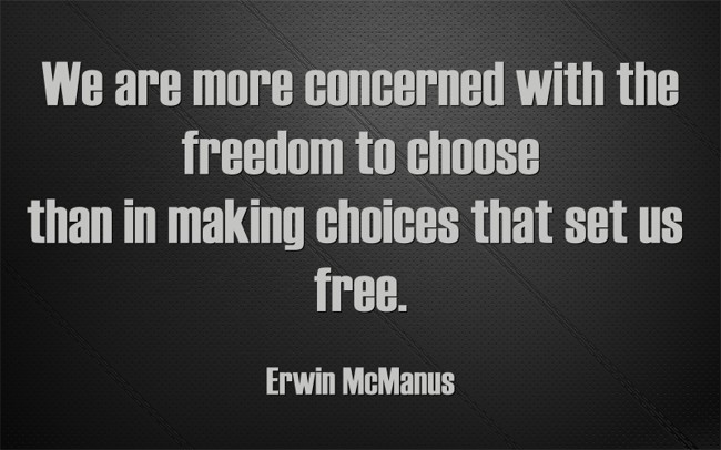 We are more concerned with the freedom to choose than in - Quozio