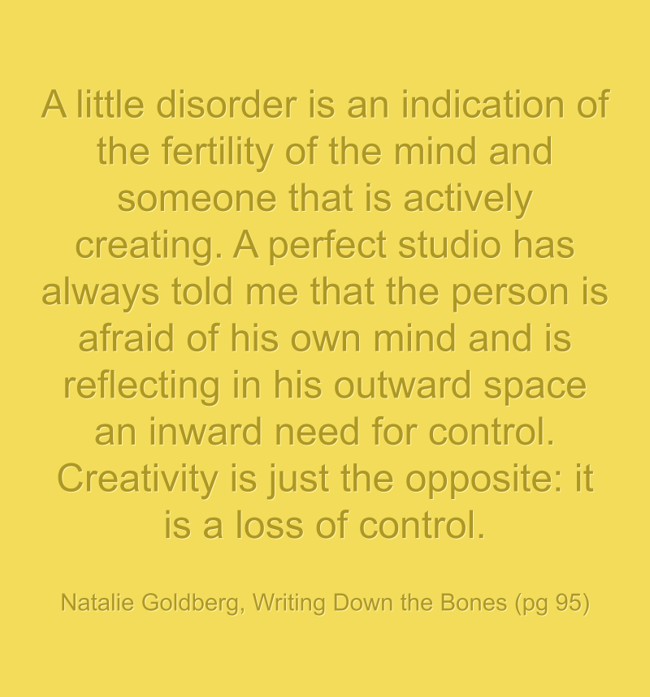 A little disorder is an indication of the fertility of the - Quozio