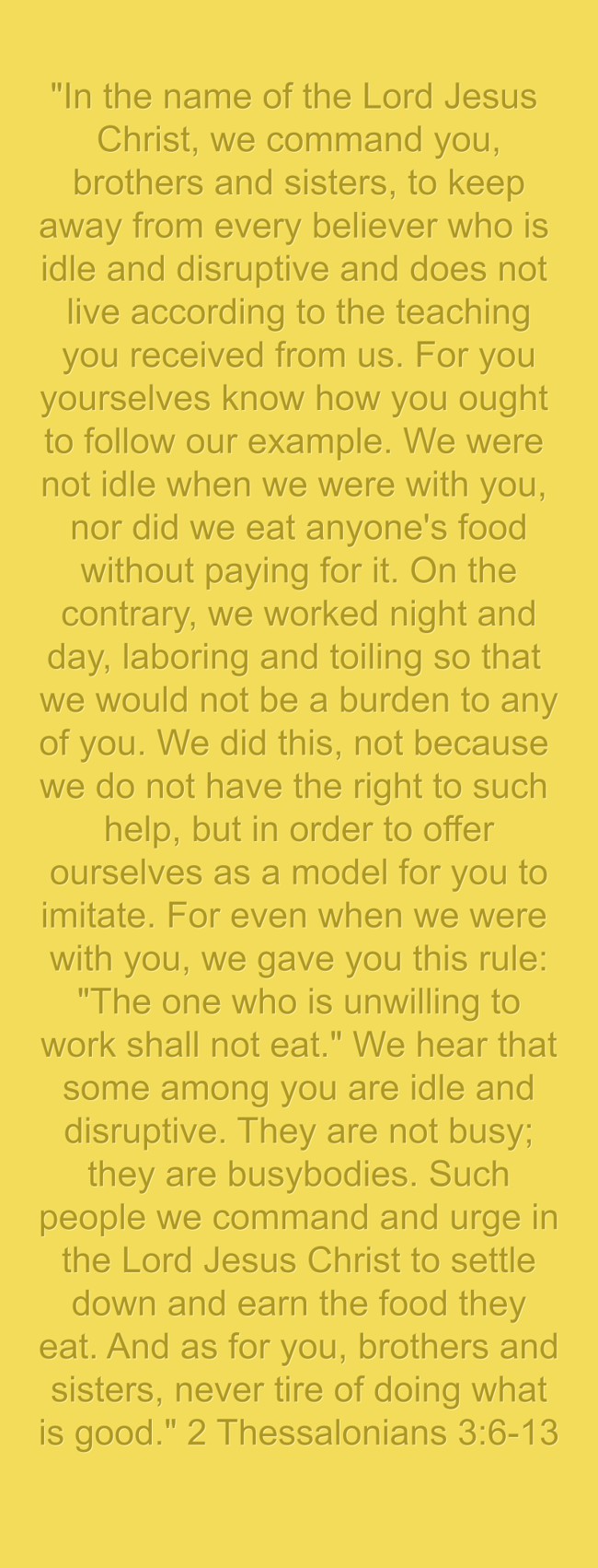 "In the name of the Lord Jesus Christ, we command you, - Quozio