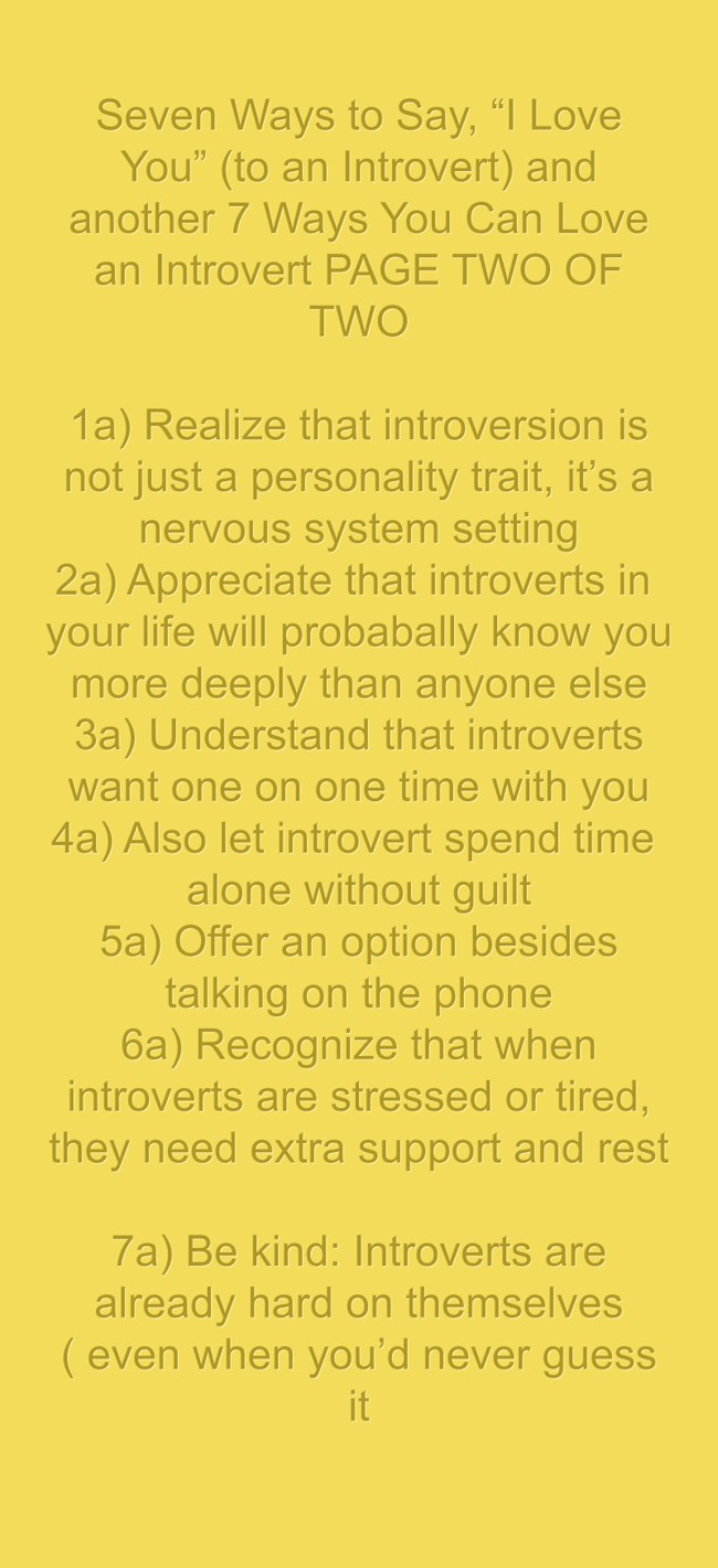 Seven Ways to Say, “I Love You” (to an Introvert) and - Quozio