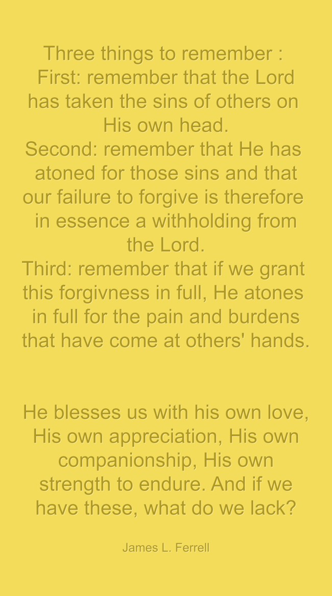 Three things to remember : First: remember that the Lord - Quozio