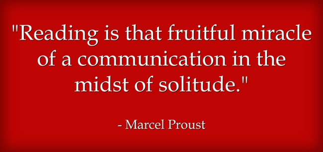 "Reading is that fruitful miracle of a communication in the - Quozio
