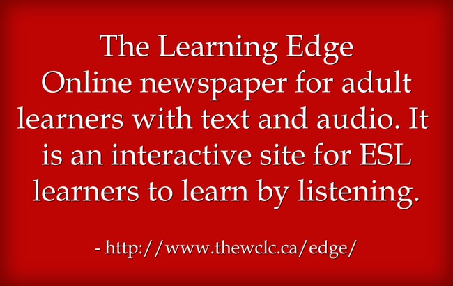 The Learning Edge Online newspaper for adult learners with - Quozio