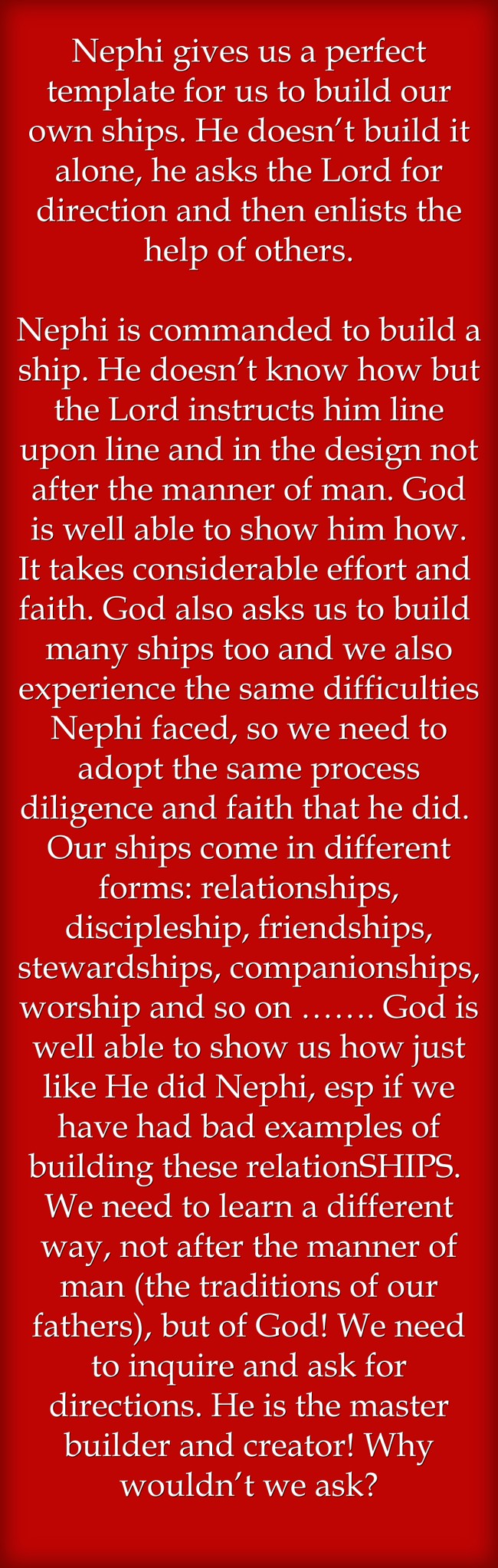 Nephi gives us a perfect template for us to build our own - Quozio
