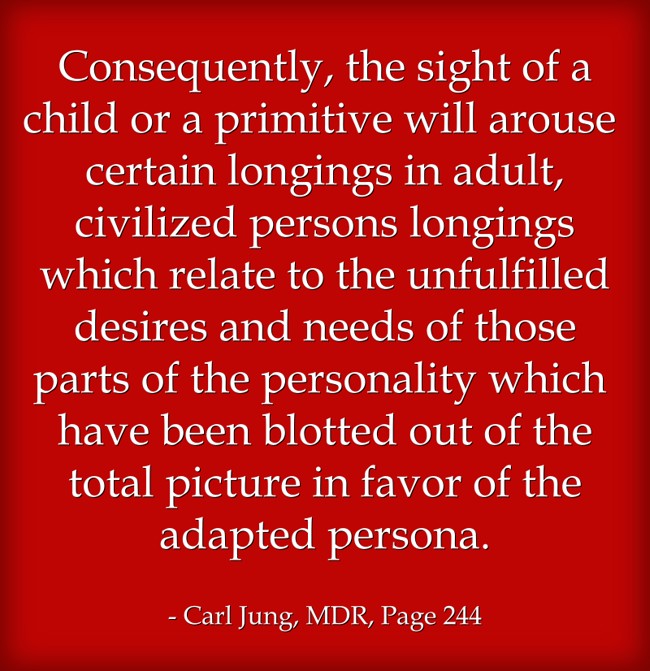 Consequently, the sight of a child or a primitive will - Quozio