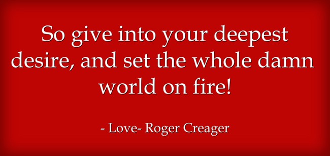 So give into your deepest desire, and set the whole damn - Quozio