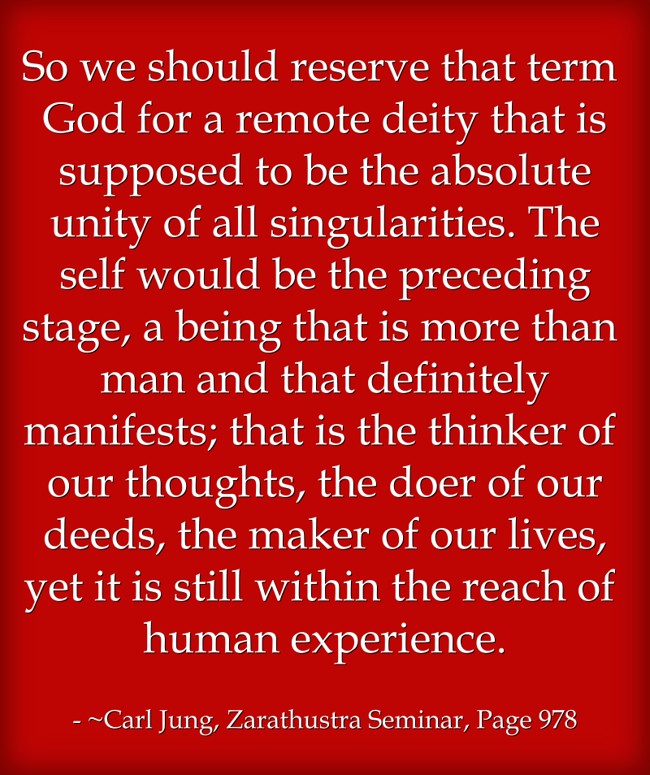 So we should reserve that term God for a remote deity that - Quozio