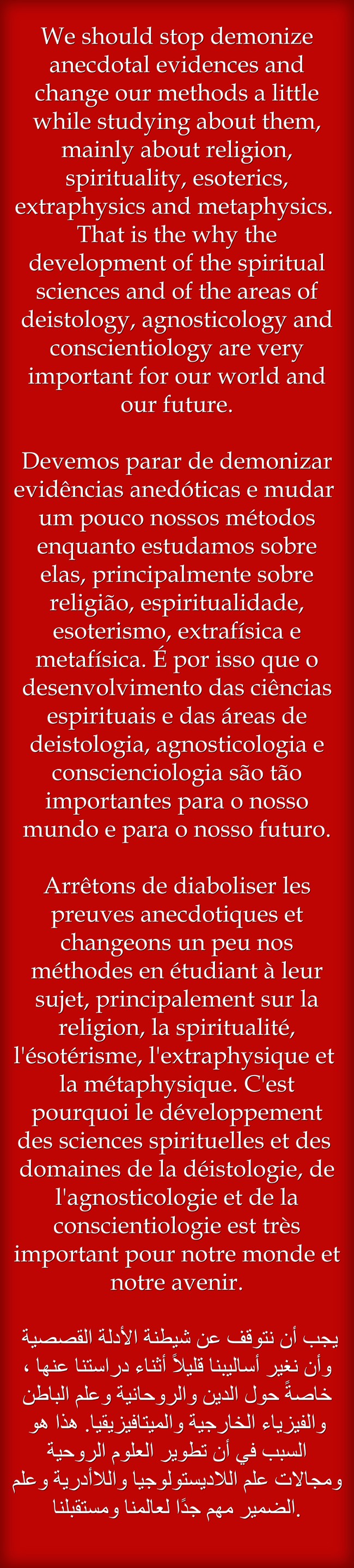 We should stop demonize anecdotal evidences and change our - Quozio