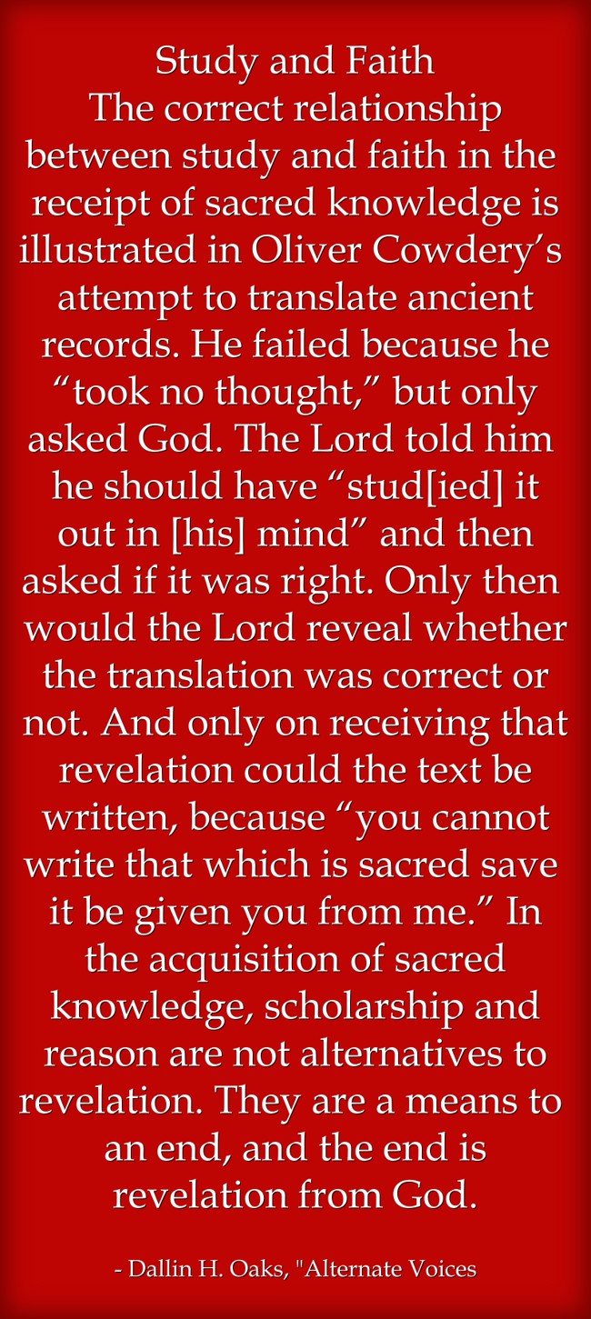 Study and Faith The correct relationship between study and - Quozio