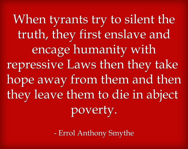 When tyrants try to silent the truth, they first enslave - Quozio