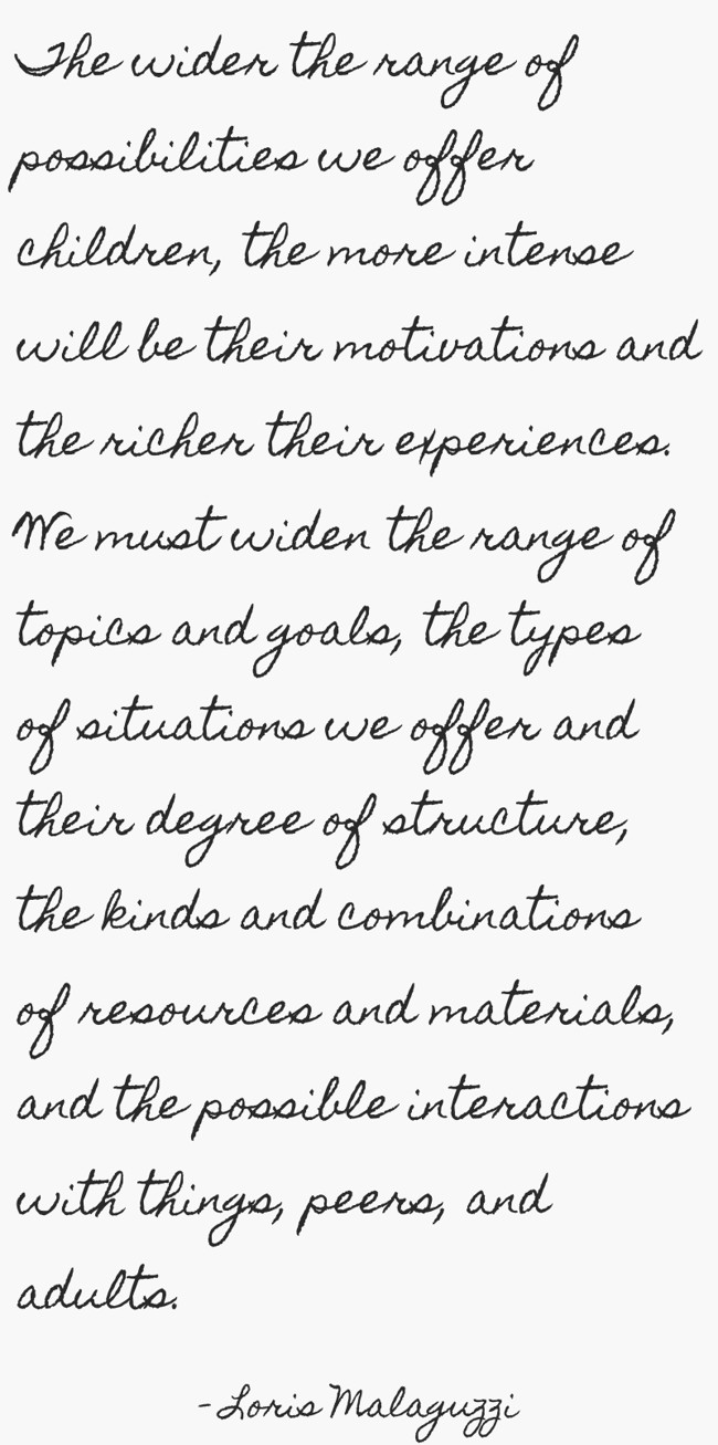 The wider the range of possibilities we offer children, the - Quozio