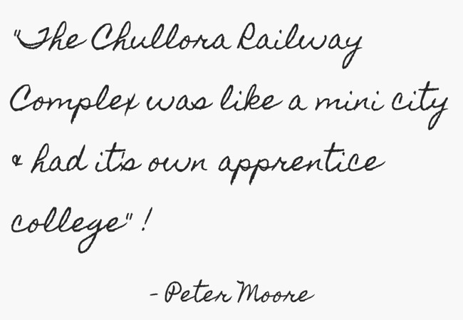"The Chullora Railway Complex was like a mini city & had - Quozio