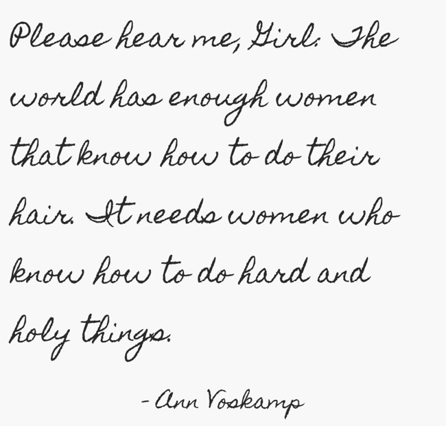 Please hear me, Girl: The world has enough women that know - Quozio