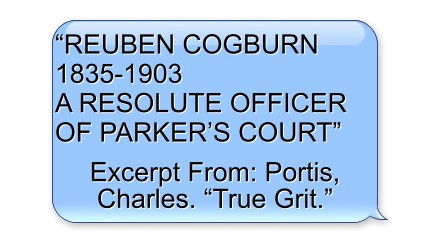 “REUBEN COGBURN 1835-1903 A RESOLUTE OFFICER OF PARKER’S - Quozio