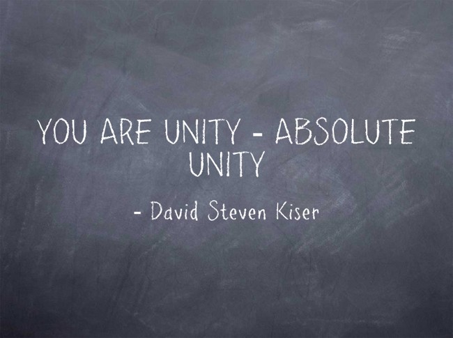 YOU ARE UNITY - ABSOLUTE UNITY - Quozio