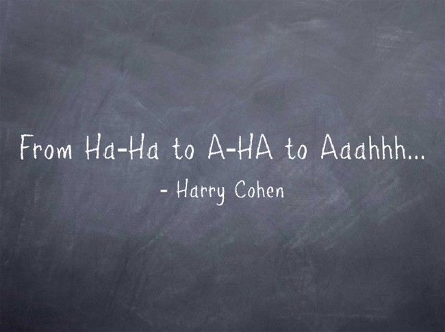 From Ha-Ha to A-HA to Aaahhh... - Quozio