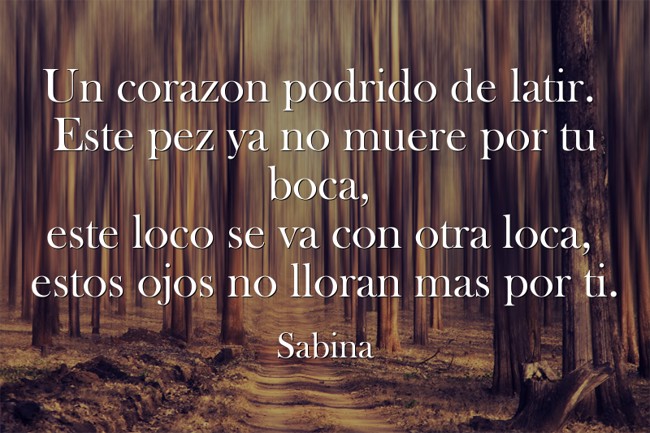 Un corazon podrido de latir. Este pez ya no muere por tu - Quozio
