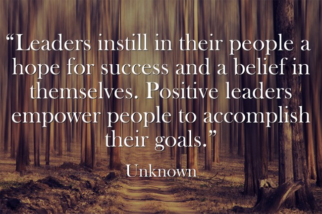 “Leaders instill in their people a hope for success and a - Quozio