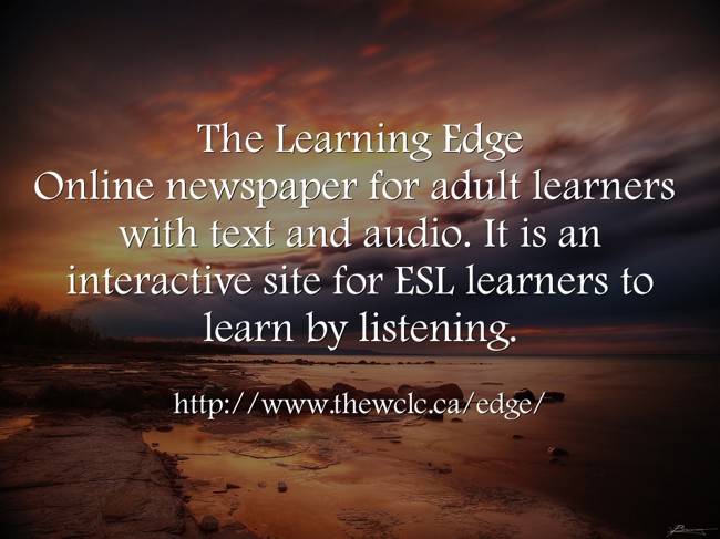 The Learning Edge Online newspaper for adult learners with - Quozio