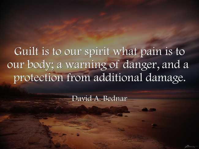 Guilt is to our spirit what pain is to our body; a warning - Quozio