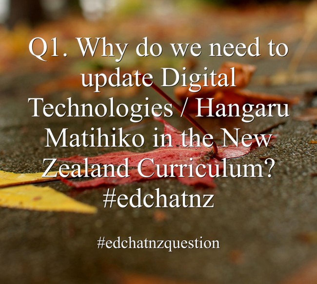 Q1. Why do we need to update Digital Technologies / Hangaru - Quozio