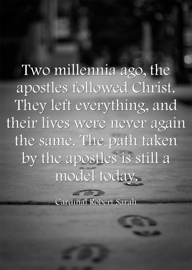 Two millennia ago, the apostles followed Christ. They left - Quozio