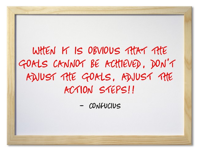 When it is obvious that the goals cannot be achieved, don't - Quozio