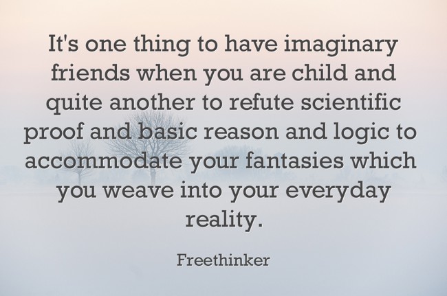 It's one thing to have imaginary friends when you are child - Quozio
