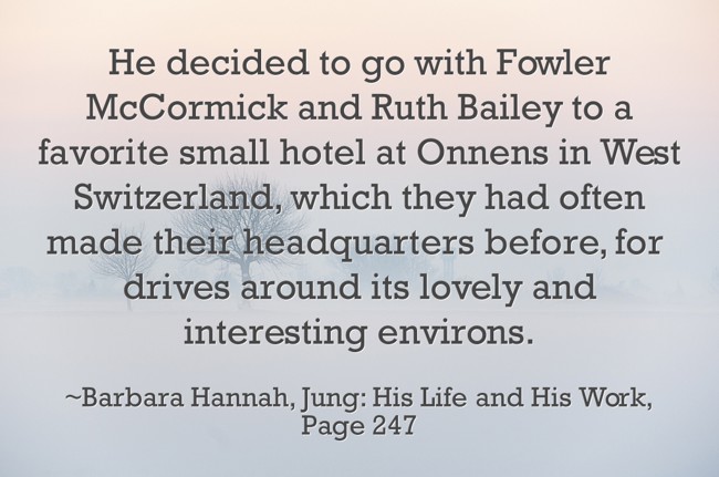 He decided to go with Fowler McCormick and Ruth Bailey to a - Quozio