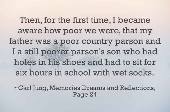 Then, for the first time, I became aware how poor we were, - Quozio