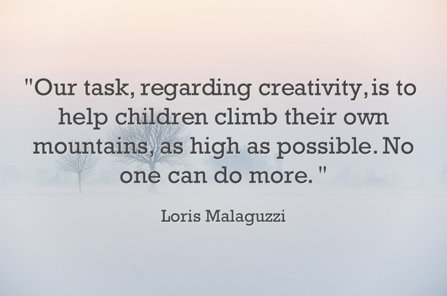 "Our task, regarding creativity, is to help children climb - Quozio