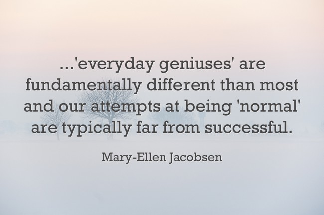 everyday geniuses' are fundamentally different than - Quozio