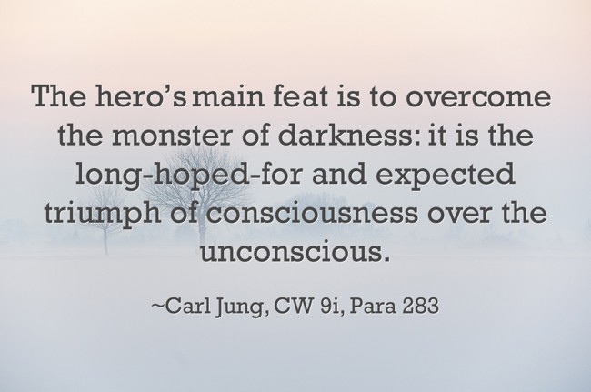 The hero’s main feat is to overcome the monster of - Quozio