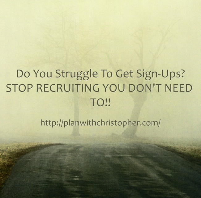 Do You Struggle To Get Sign-Ups? STOP RECRUITING YOU DON'T - Quozio