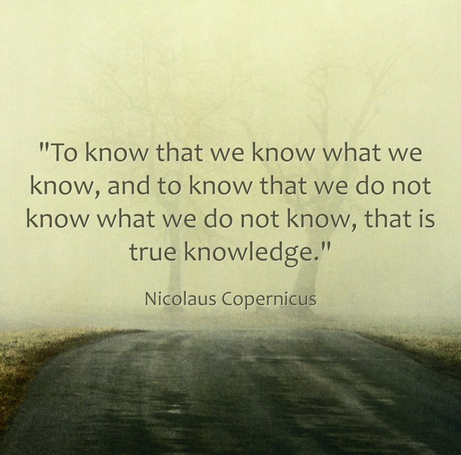 "To know that we know what we know, and to know that we do - Quozio