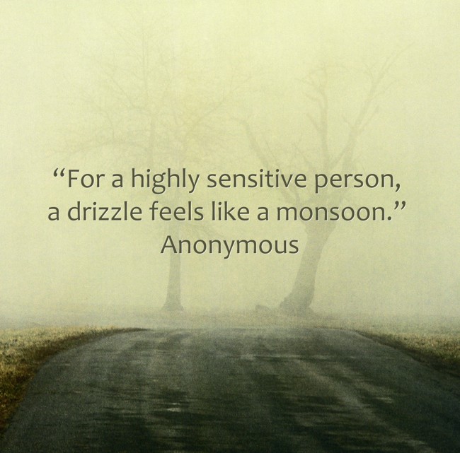 “For a highly sensitive person, a drizzle feels like a - Quozio