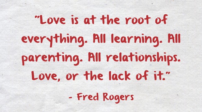 "Love is at the root of everything. All learning. All - Quozio