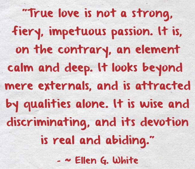 True G Quotes True Love Is Not A Strong, Fiery, Impetuous Passion...