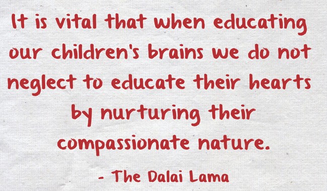 It is vital that when educating our children's brains we do - Quozio