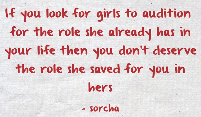 If you look for girls to audition for the role she already - Quozio