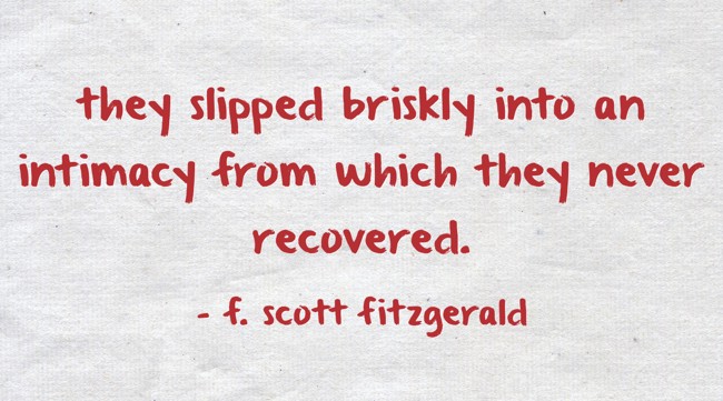 they slipped briskly into an intimacy from which they never - Quozio