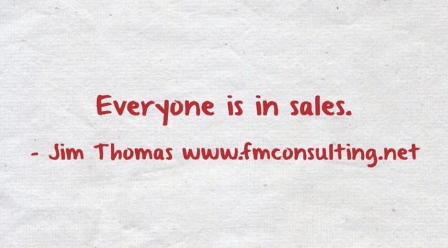 Everyone is in sales. - Quozio