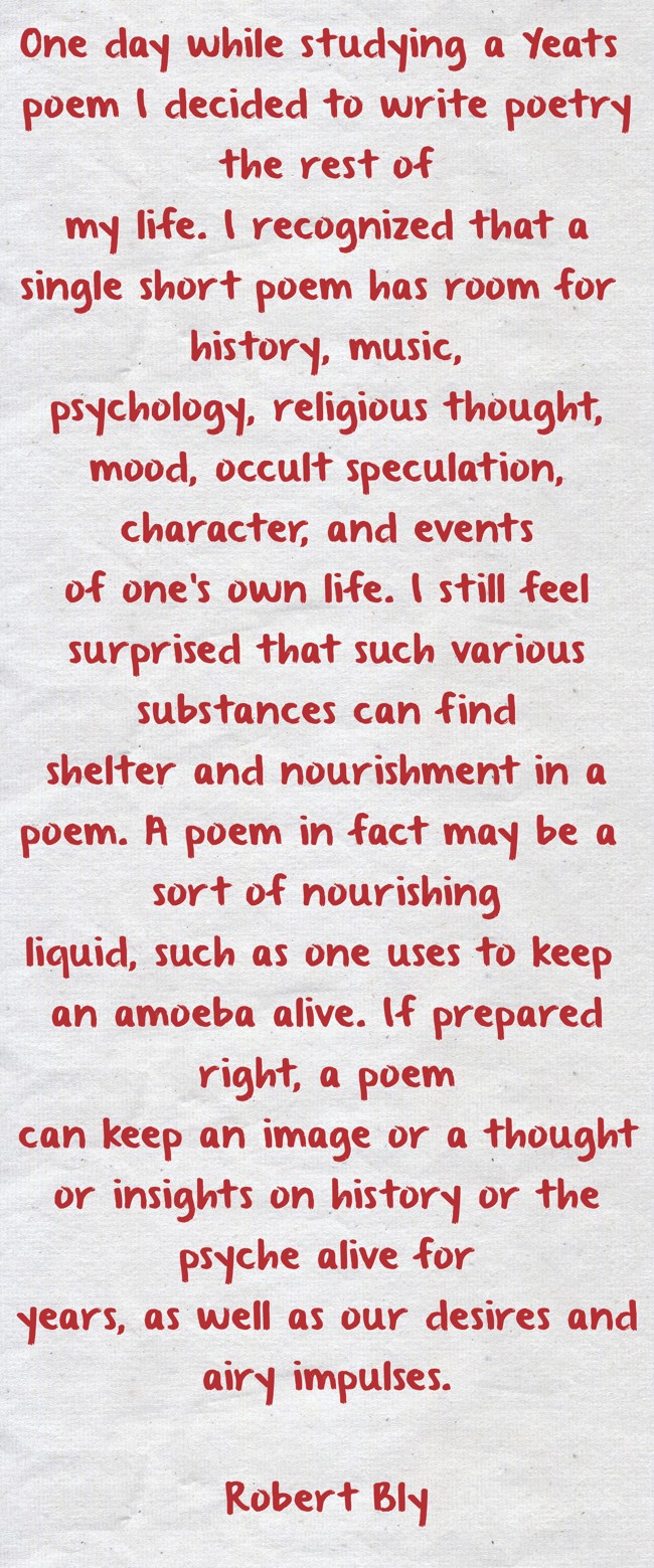 One day while studying a Yeats poem I decided to write - Quozio