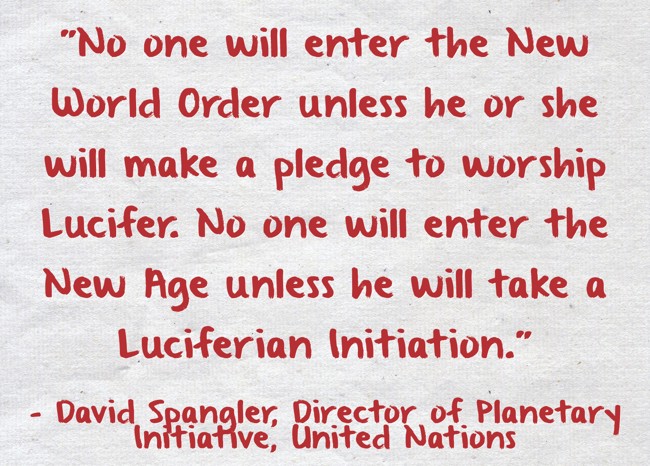 "No one will enter the New World Order unless he or she - Quozio