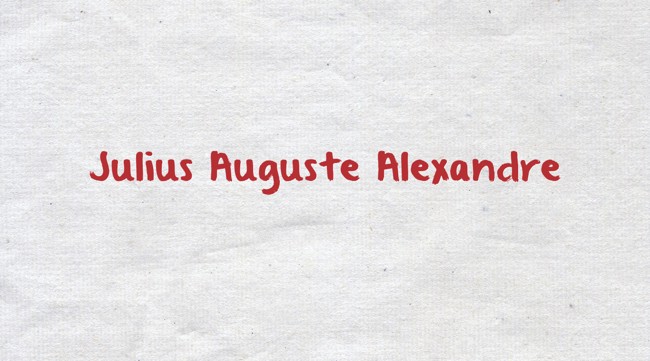 Julius Auguste Alexandre - Quozio