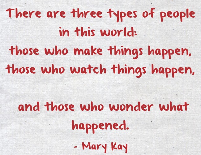 There are three types of people in this world: those who - Quozio