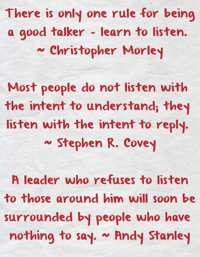 There is only one rule for being a good talker - learn to - Quozio